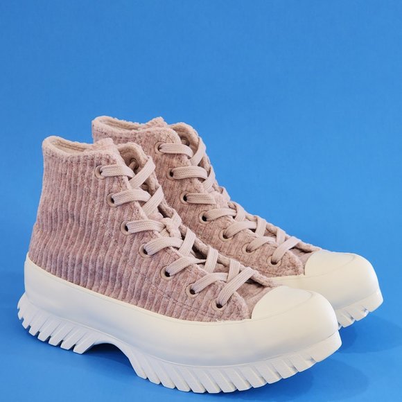 Converse | Shoes | Converse Ctas Lugged 2 Hi Velour Stone Mauve ...